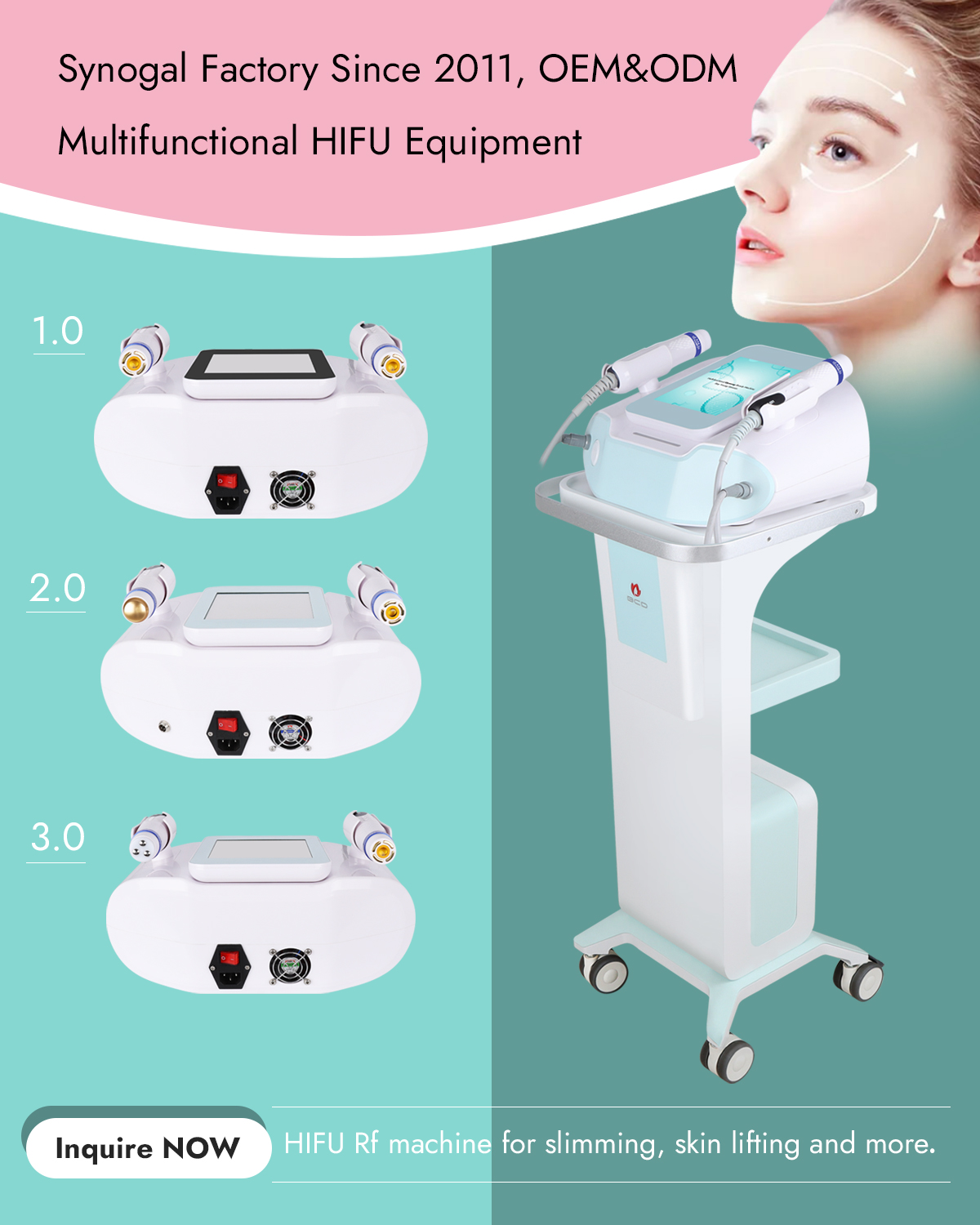 Hifu RF Beauty Machine